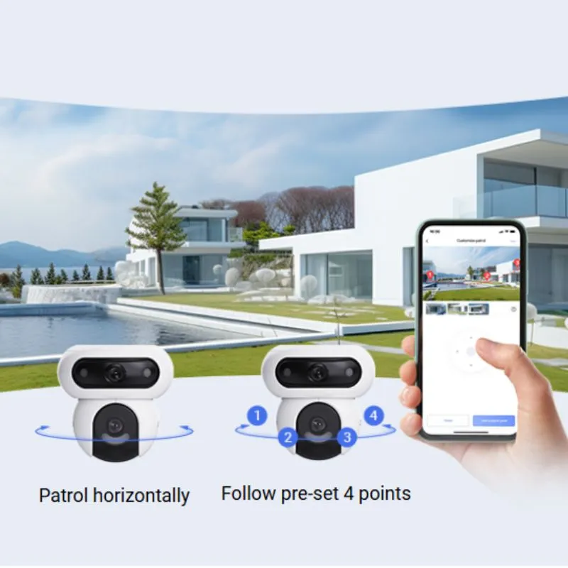 EZVIZ H90 Dual 2K⁺ Pan & Tilt Wi-Fi Camera - Everyday Low Prices in ...